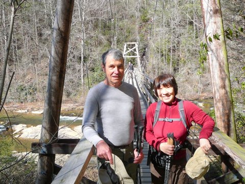 030a Sawako Warren Swinging Bridge | Pisgah Hikers